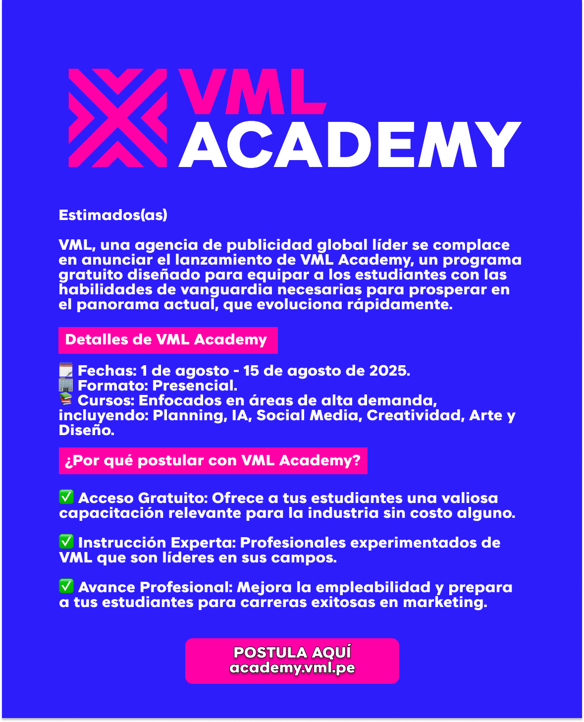 VML Academy: Potencia tus Habilidades en Publicidad